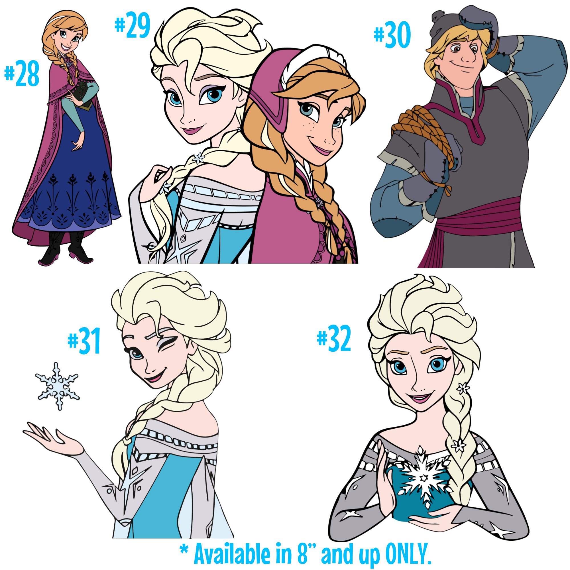 Frozen Vinyl Sticker Series | Etsy