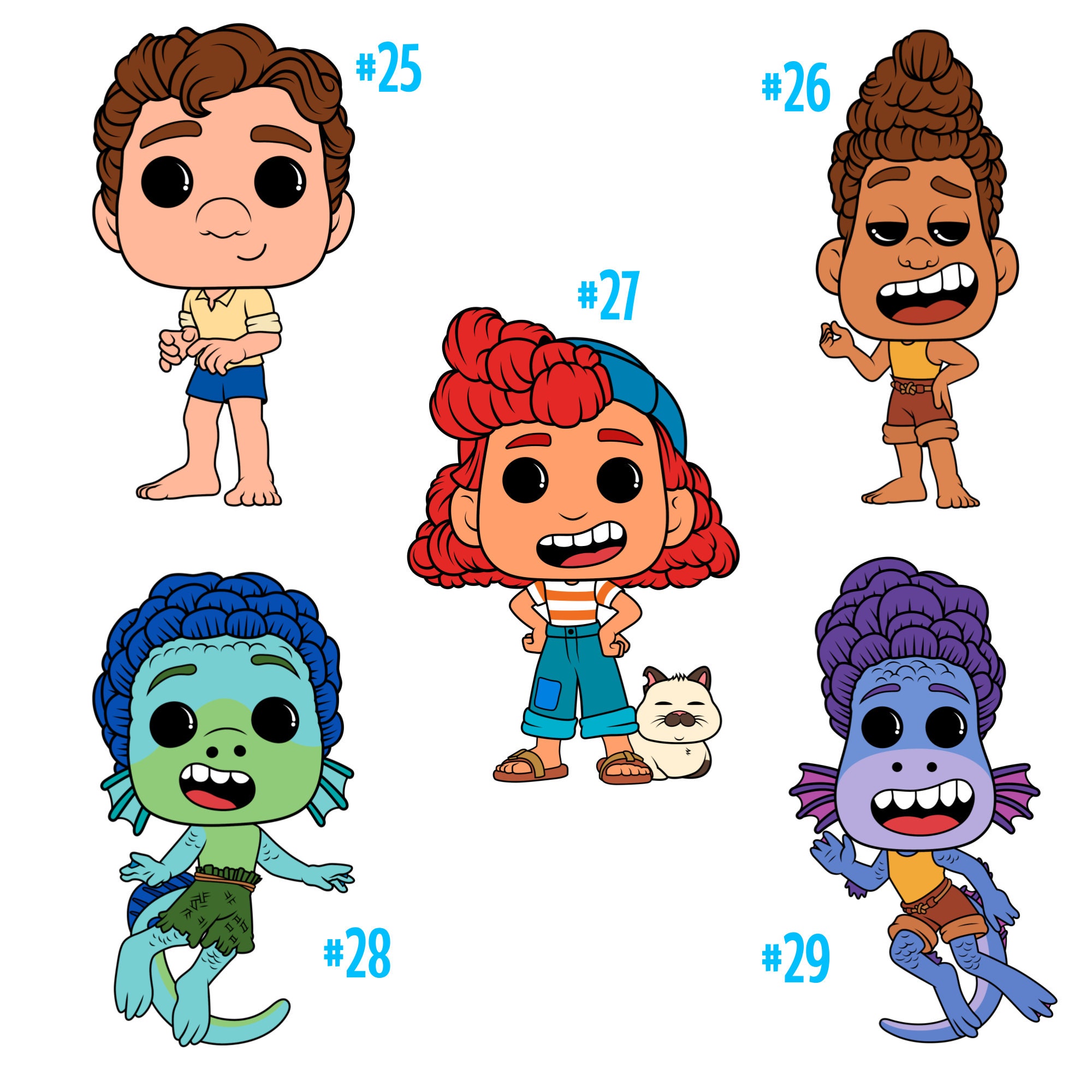 Luca Vinyl Sticker Series - Etsy