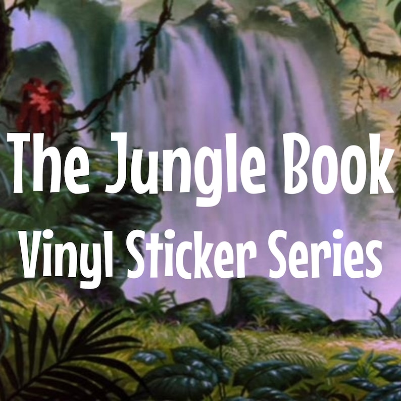 The Jungle Book Vinyl Sticker Series - Etsy