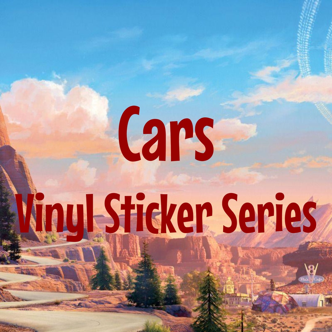 Cars Vinyl Sticker Series - Etsy