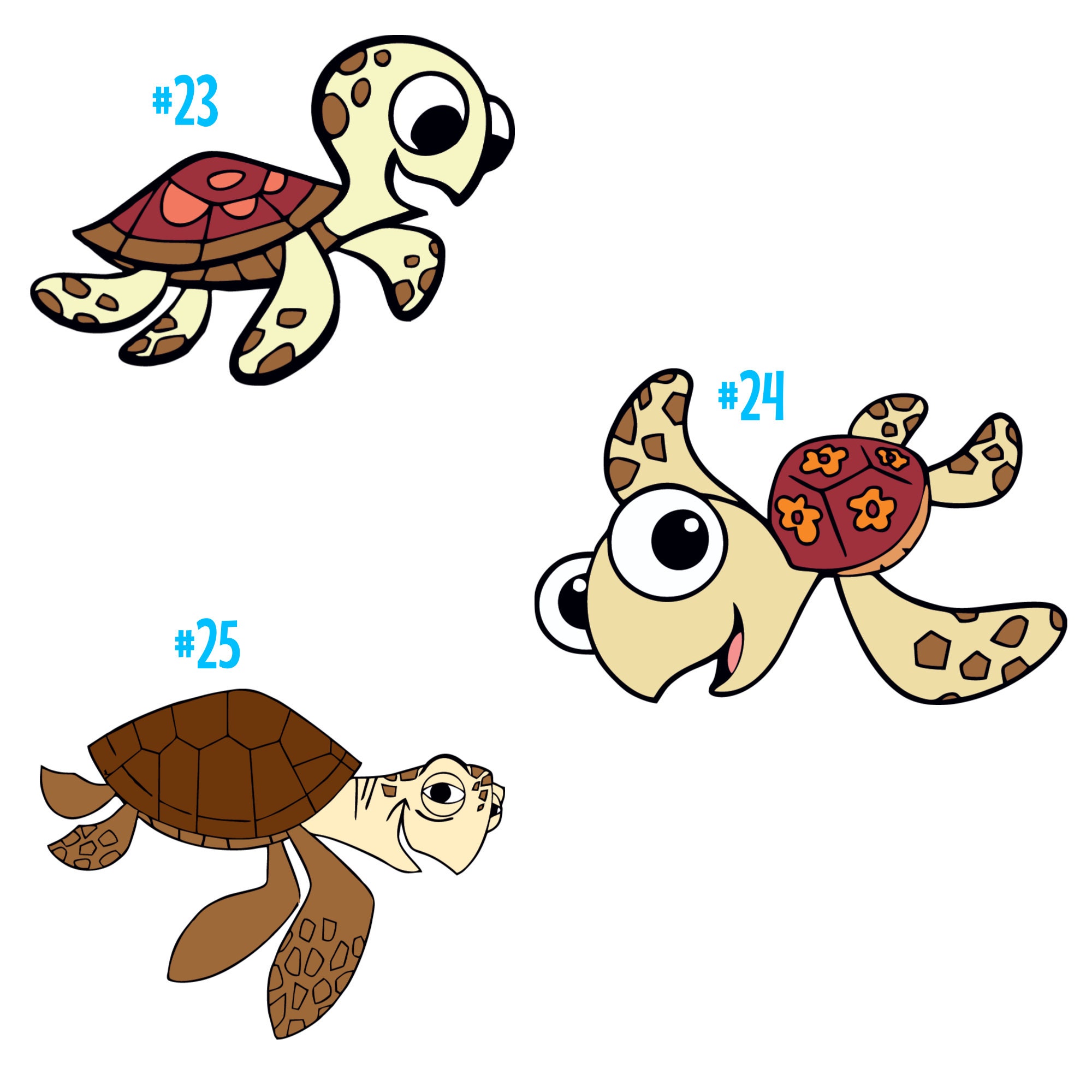 Finding Nemo Vinyl Sticker Series | Etsy