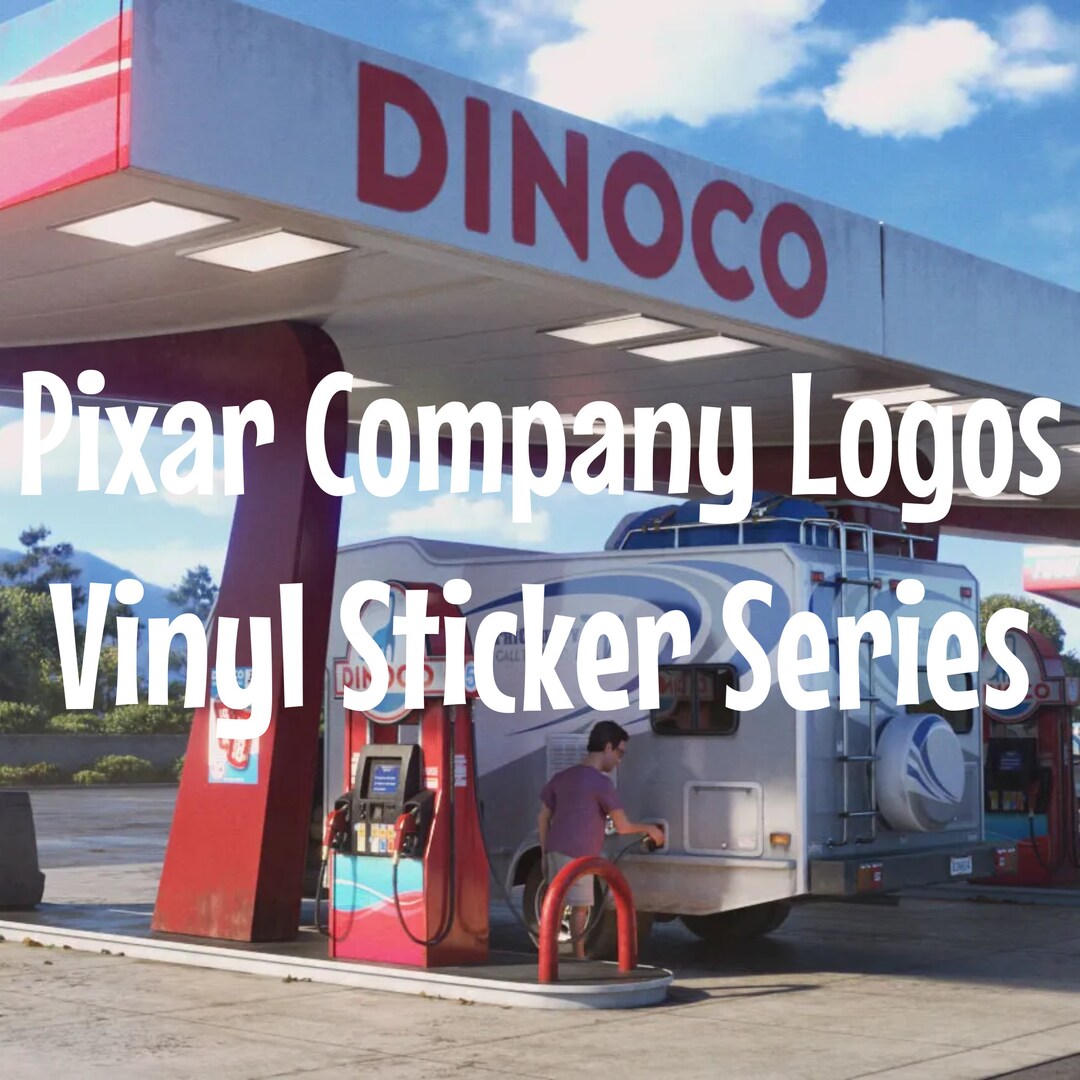 Pixar Company Logos Vinyl Sticker Series - Etsy