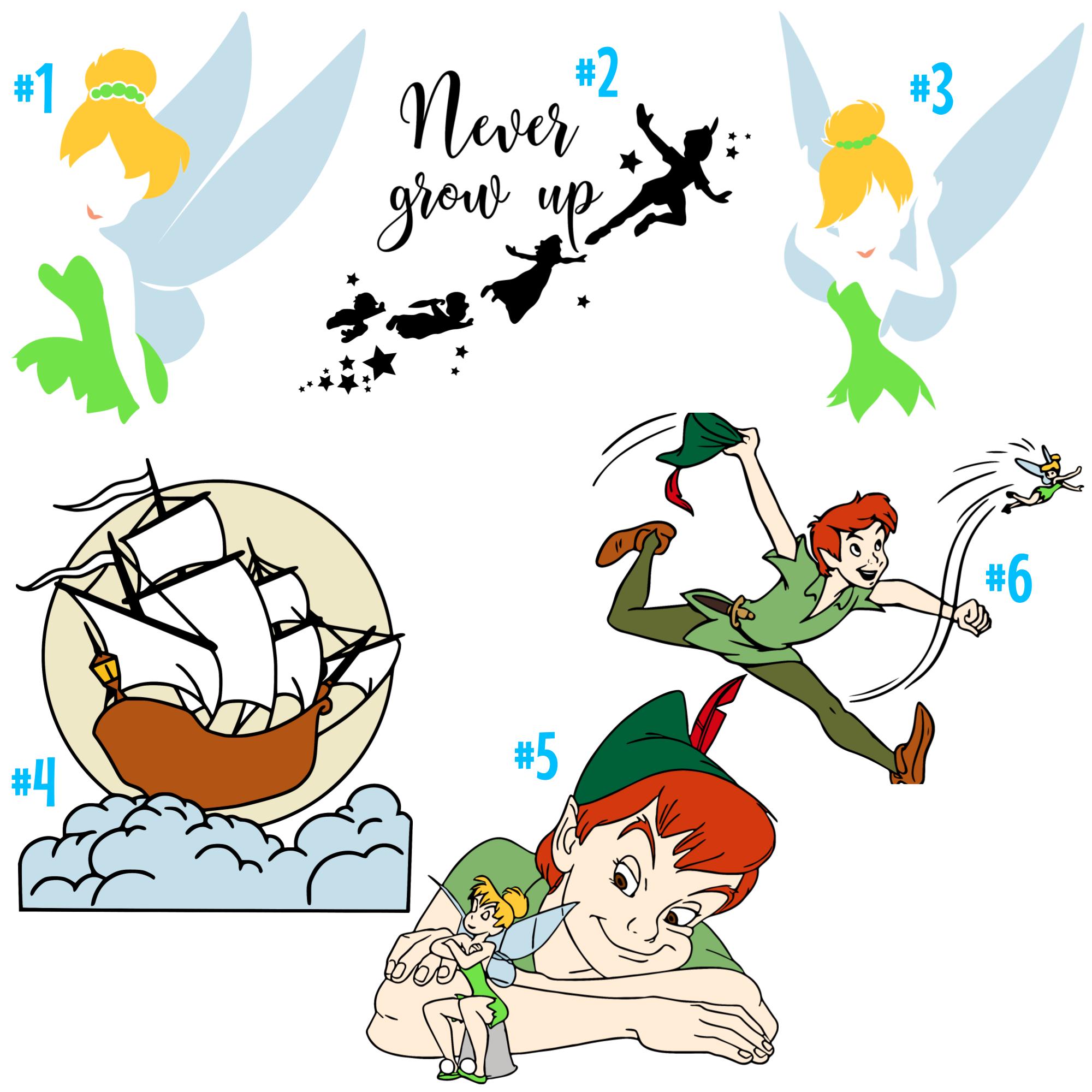 Peter Pan Vinyl Sticker Series - Etsy