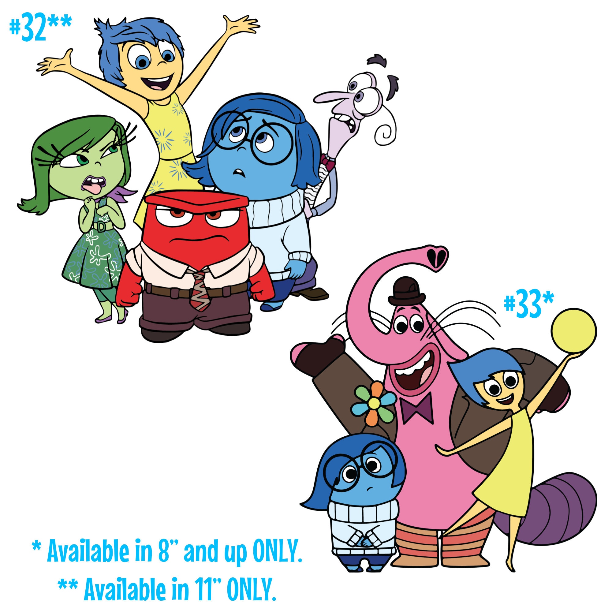Inside Out Vinyl Sticker Series | Etsy