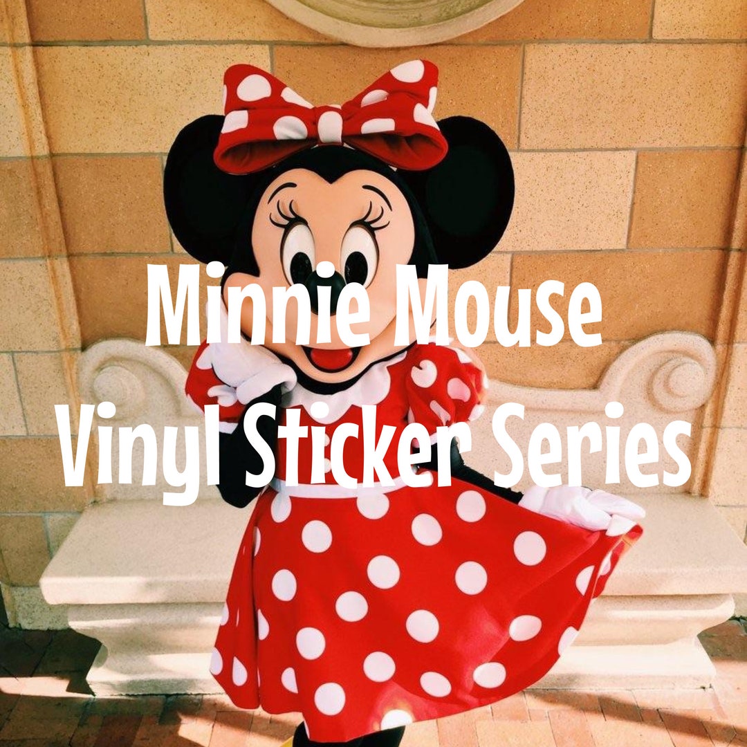 Minnie Mouse Vinyl Sticker Series - Etsy