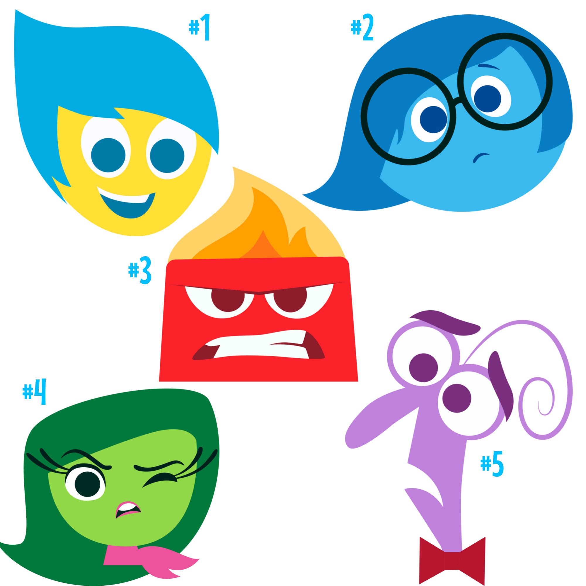 Inside Out Vinyl Sticker Series | Etsy