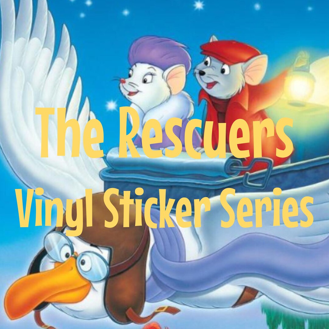 New! - the Rescuers Vinyl Sticker Series - Etsy