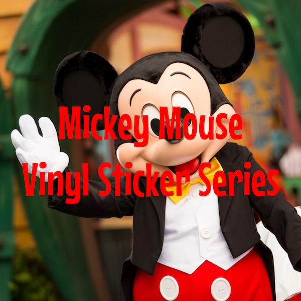 Mickey Mouse Decal - Etsy