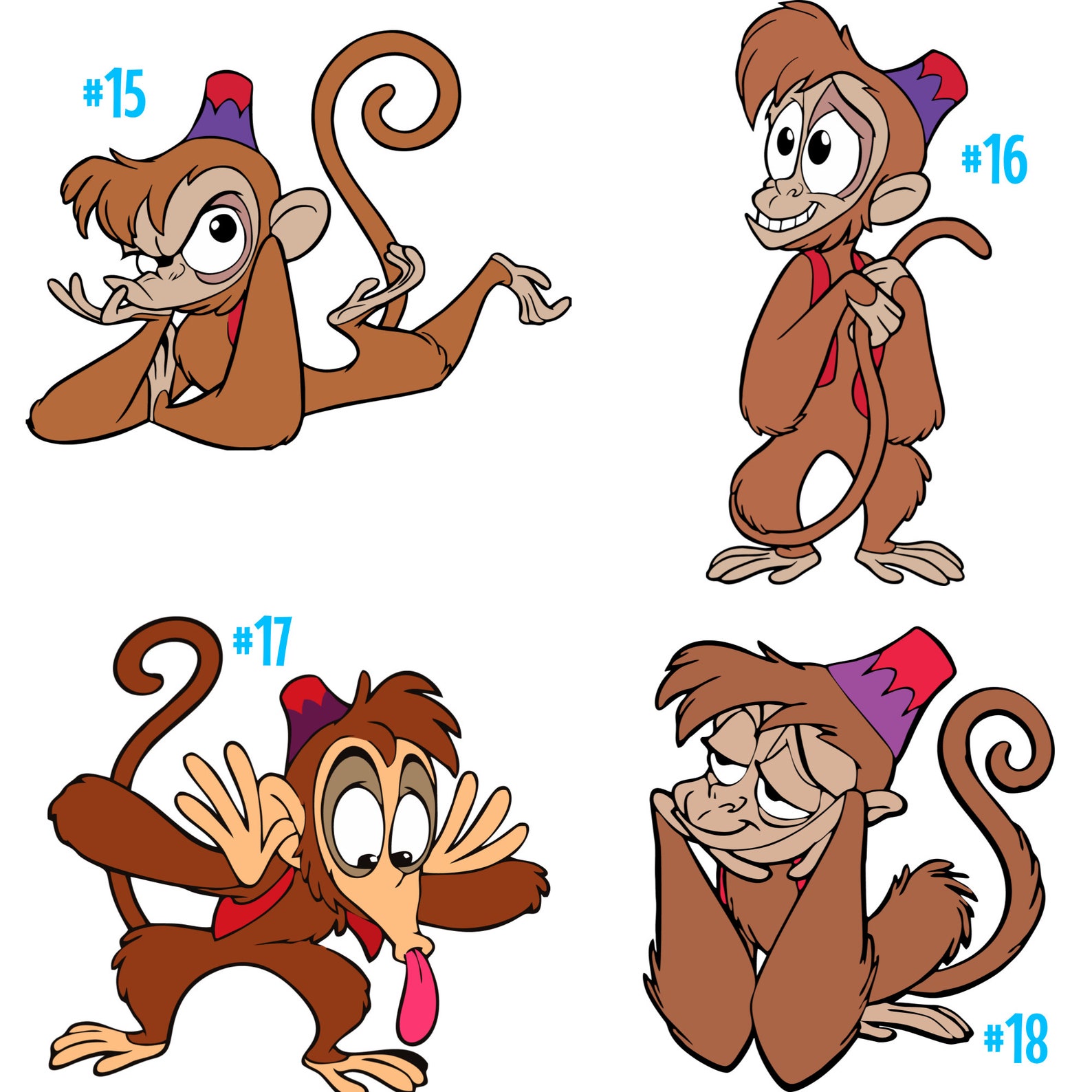 Aladdin Vinyl Sticker Series | Etsy