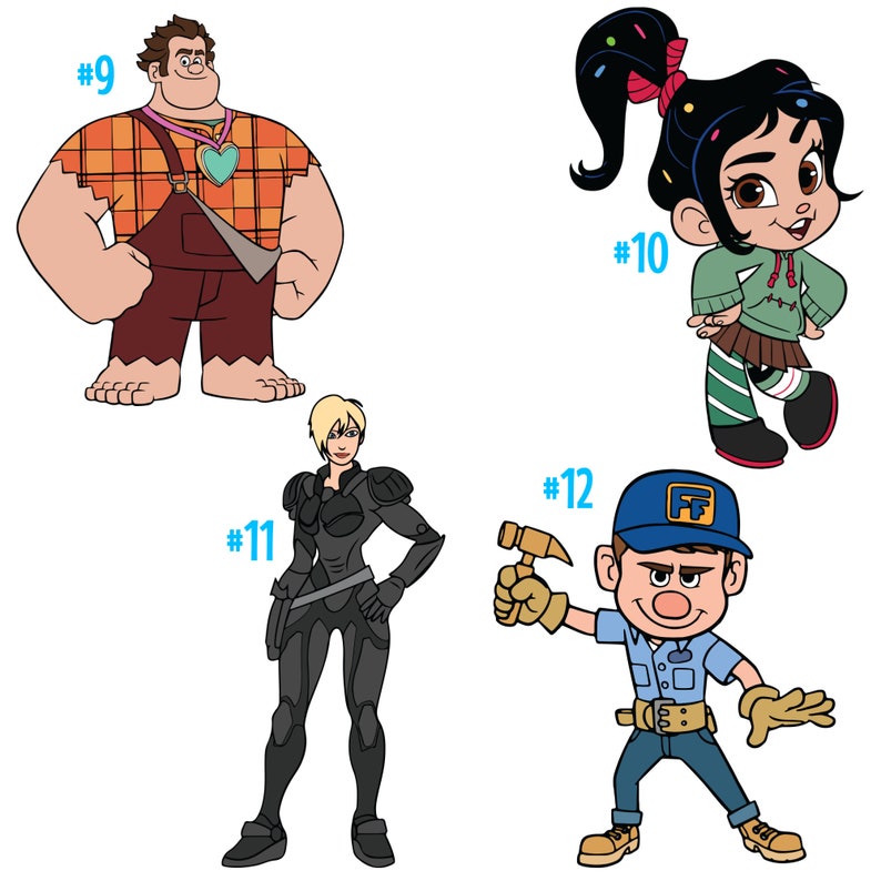 Wreck-it Ralph Vinyl Sticker Series - Etsy