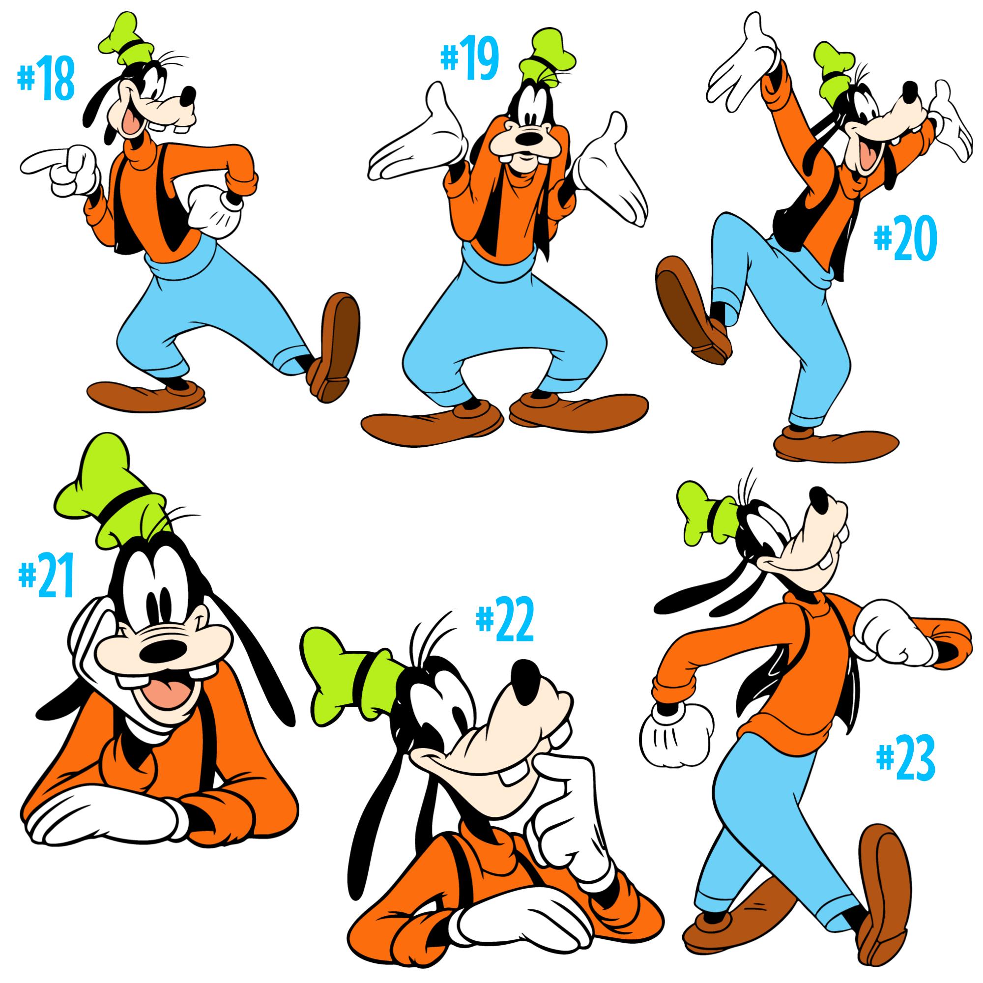 Goofy Vinyl Sticker Series - Etsy