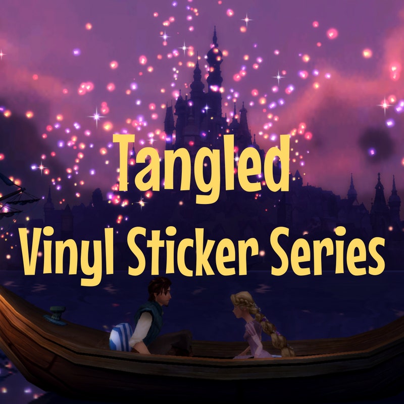 Tangled Sun Sticker - Etsy
