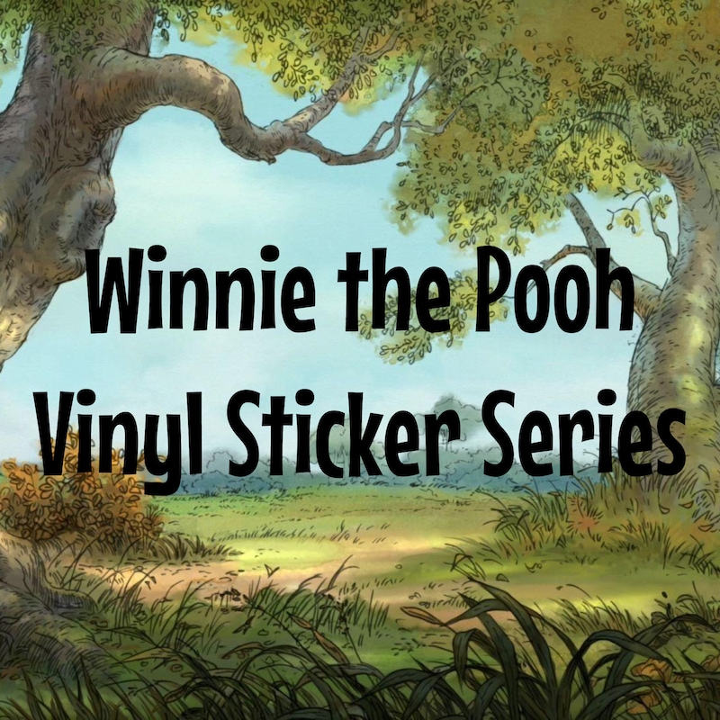 Winnie Pooh Stickers - Etsy
