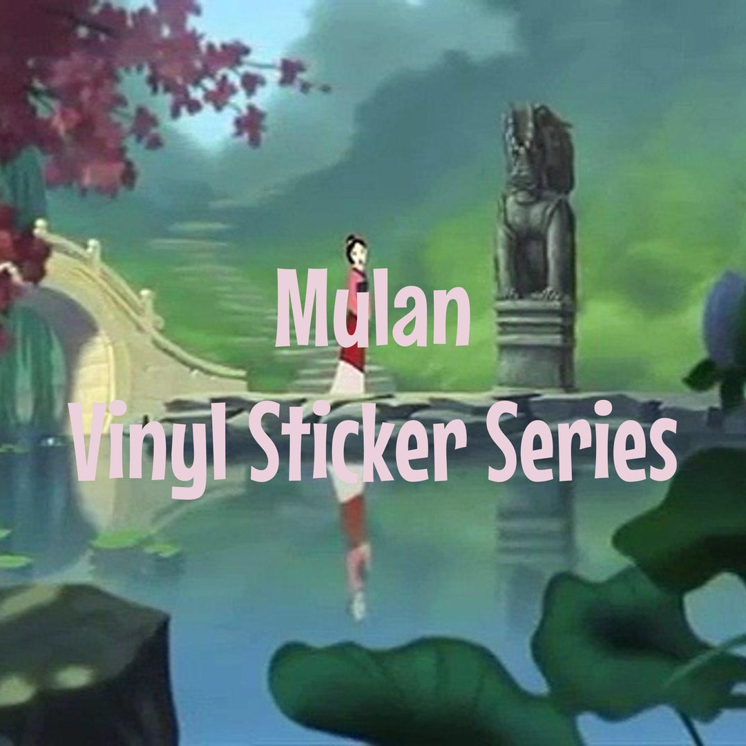 Mulan Vinyl Sticker Series - Etsy