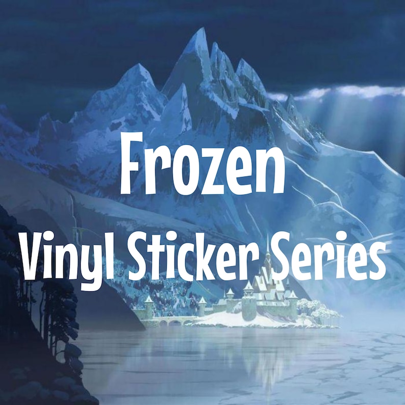 Frozen Vinyl Sticker Series - Etsy
