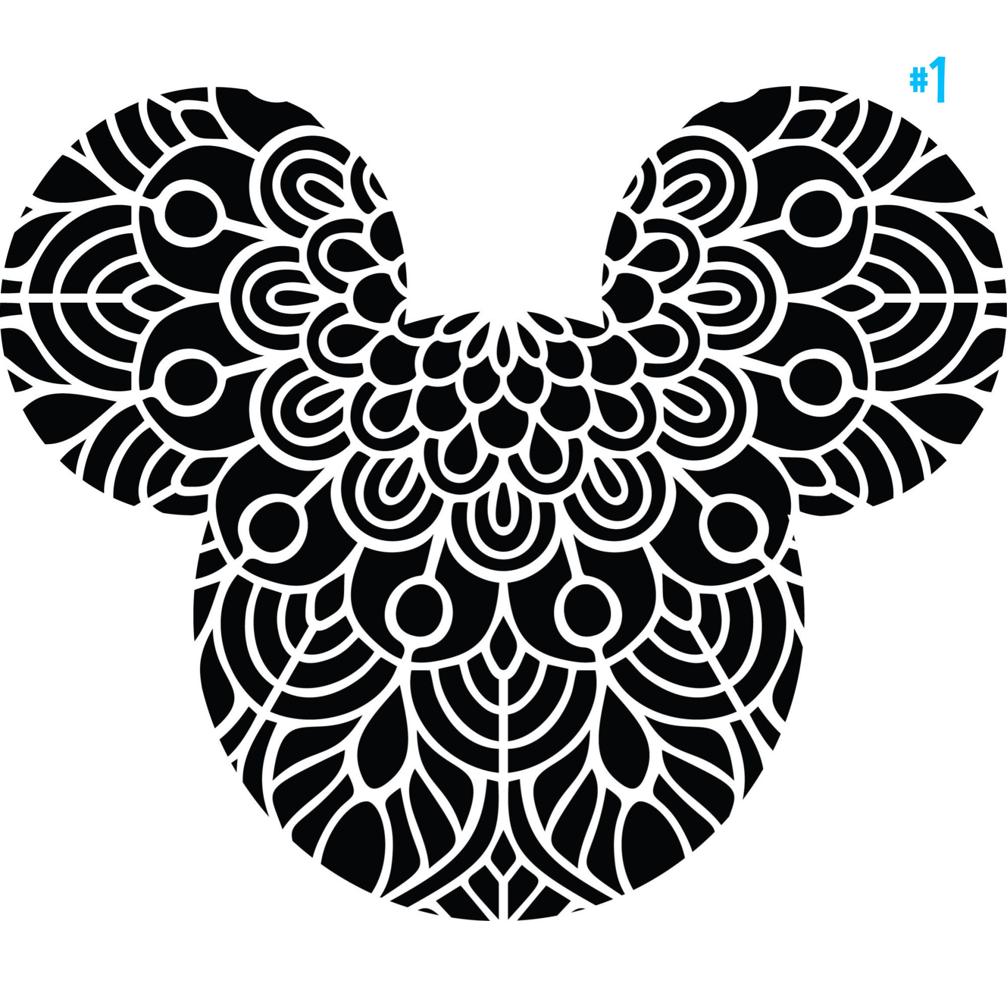 Disney Mandala Vinyl Sticker Series - Etsy