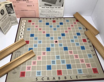 Scrabble board | Etsy