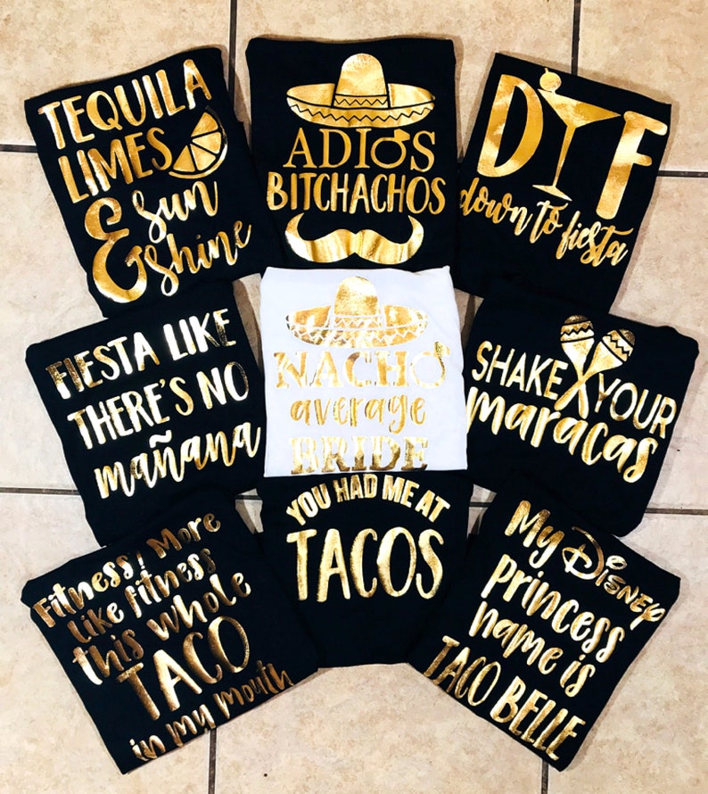 Nacho Average Bride Bachelorette Party Tanks Shake Your - Etsy