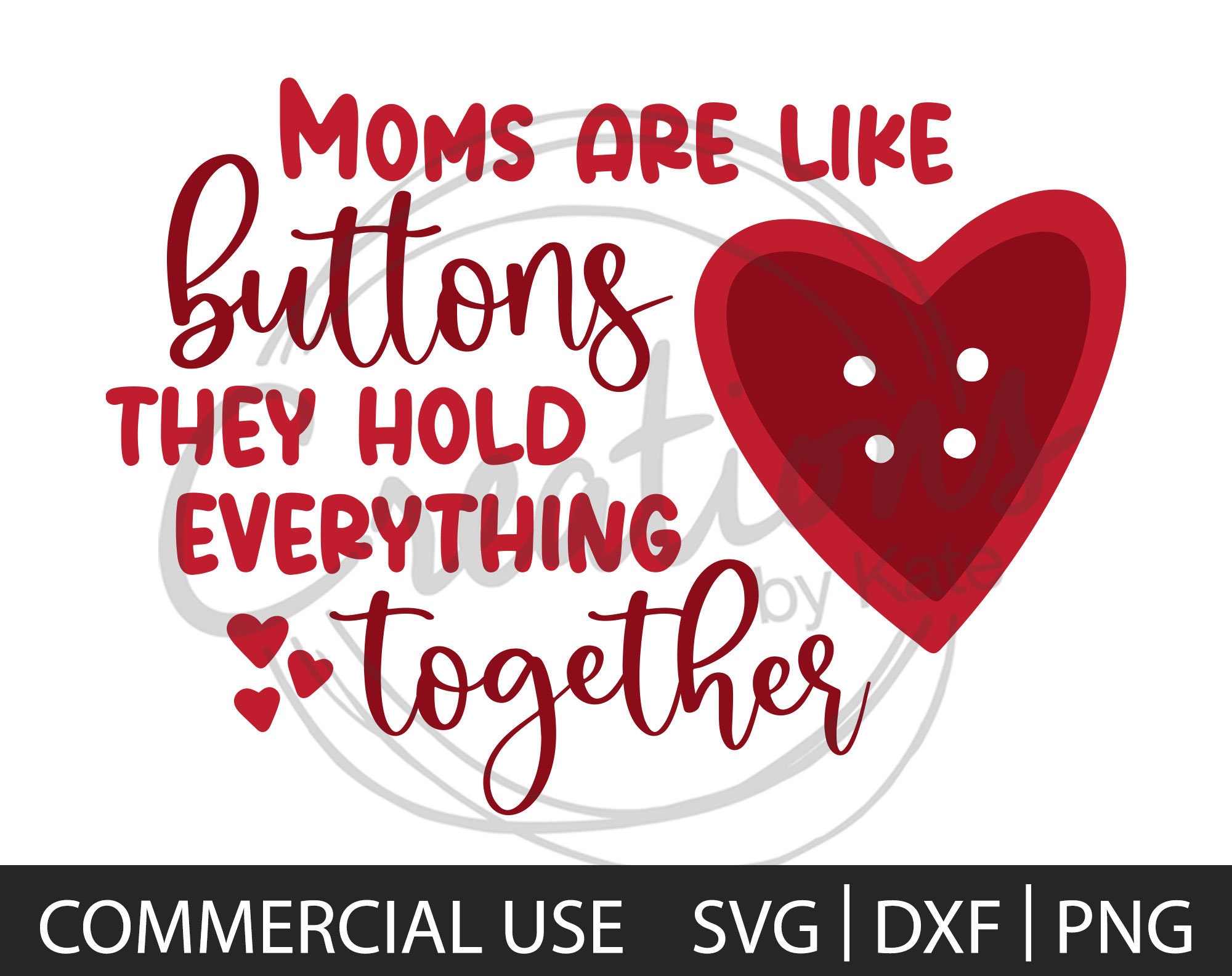 Moms Are Like Buttons They Hold Everything Together - Mother's Day ...