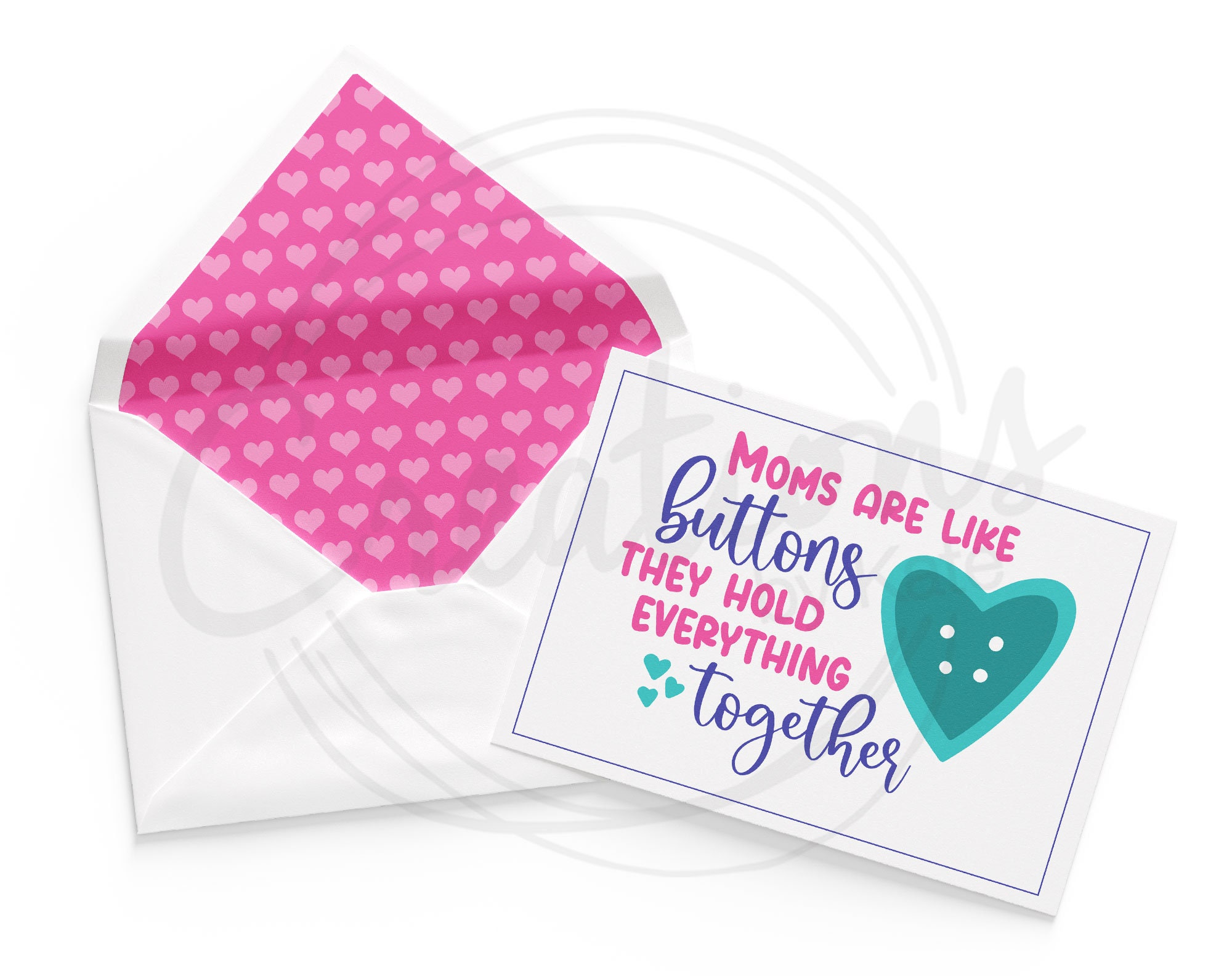 Moms Are Like Buttons They Hold Everything Together - Mother's Day ...