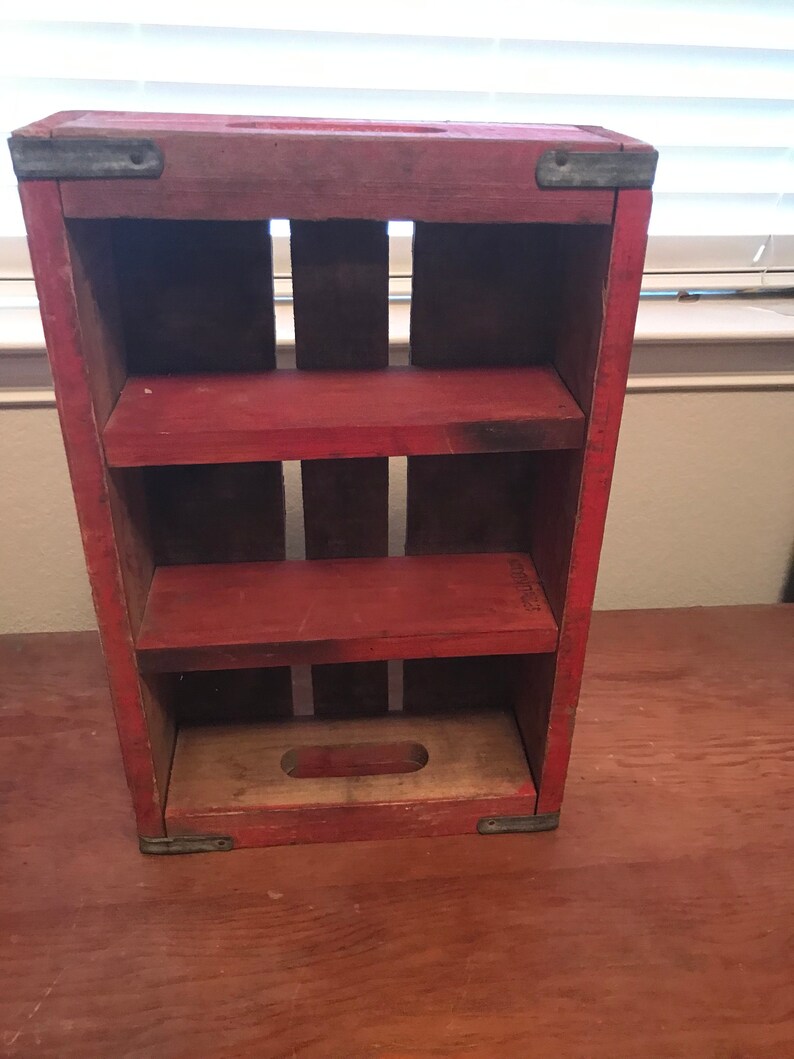 Vintage Coca-cola Crate Shelf | Etsy