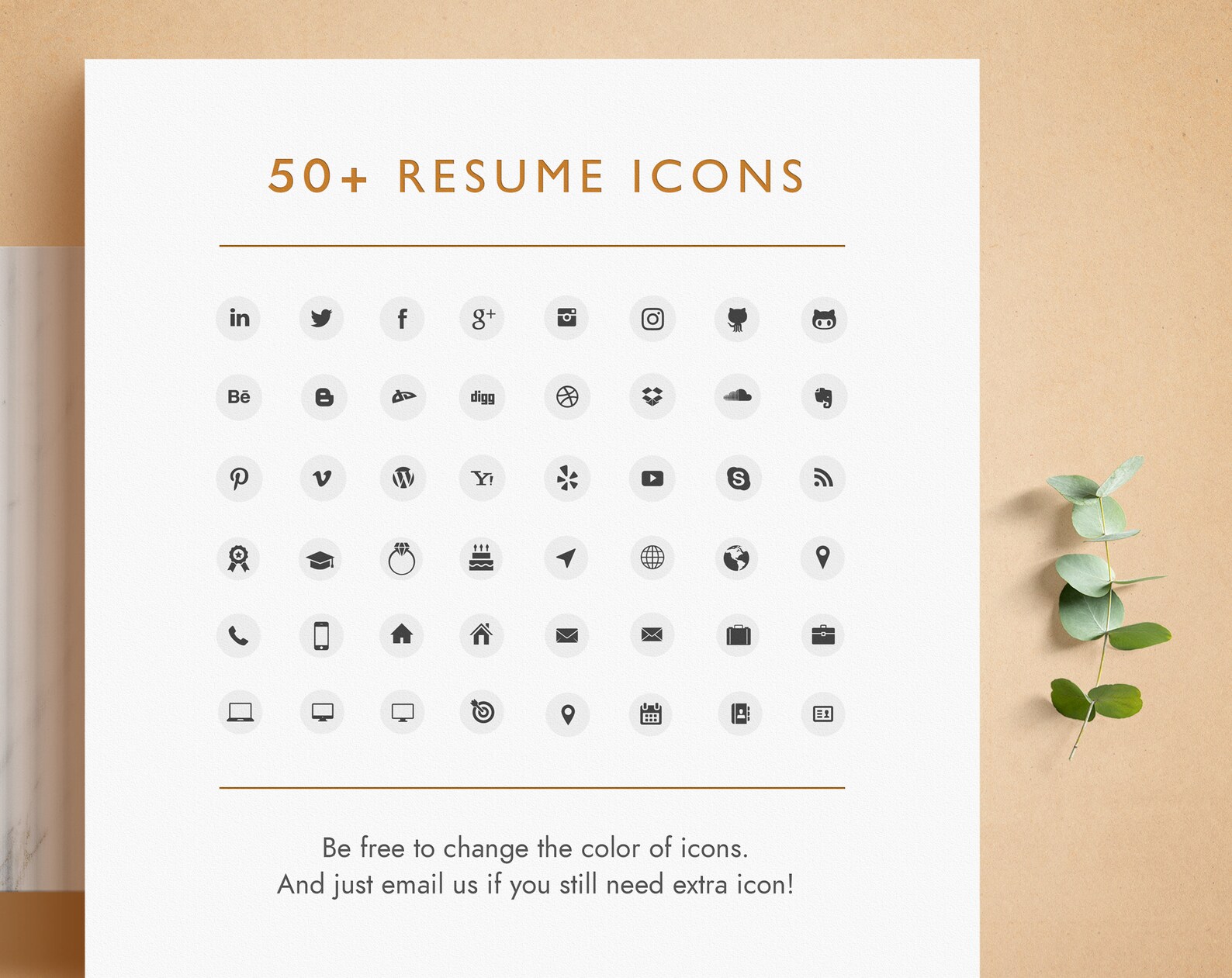 Monogram Resume Template, CV Template | Professional Resume Template ...