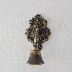 Antique Brass Monastery Bell/door Bell With Angels - Etsy
