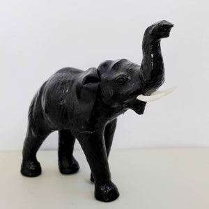 Dutch Elephant Sculpture, 1960s, Paper Mache and Leather - Etsy