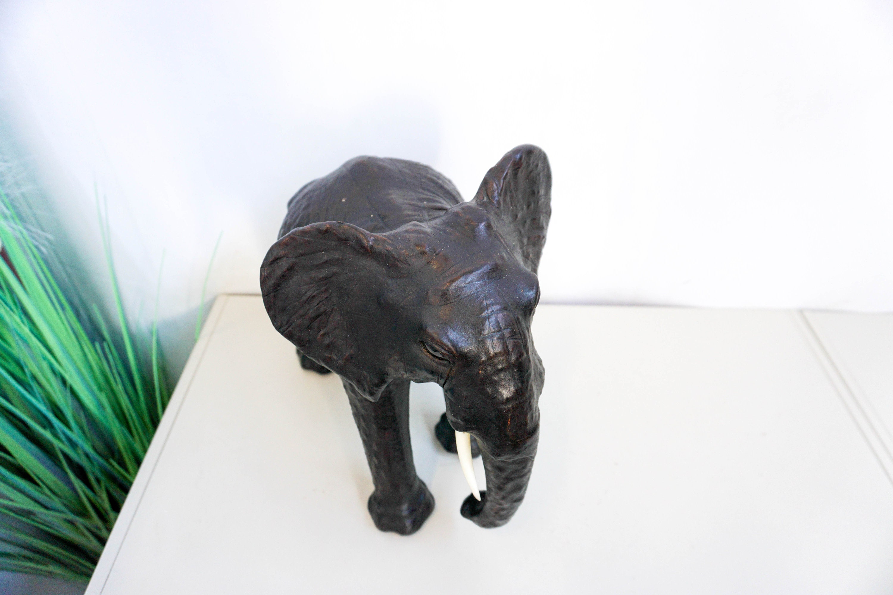 Dutch Elephant Sculpture, 1960s, Papier Maché and Leather - Etsy