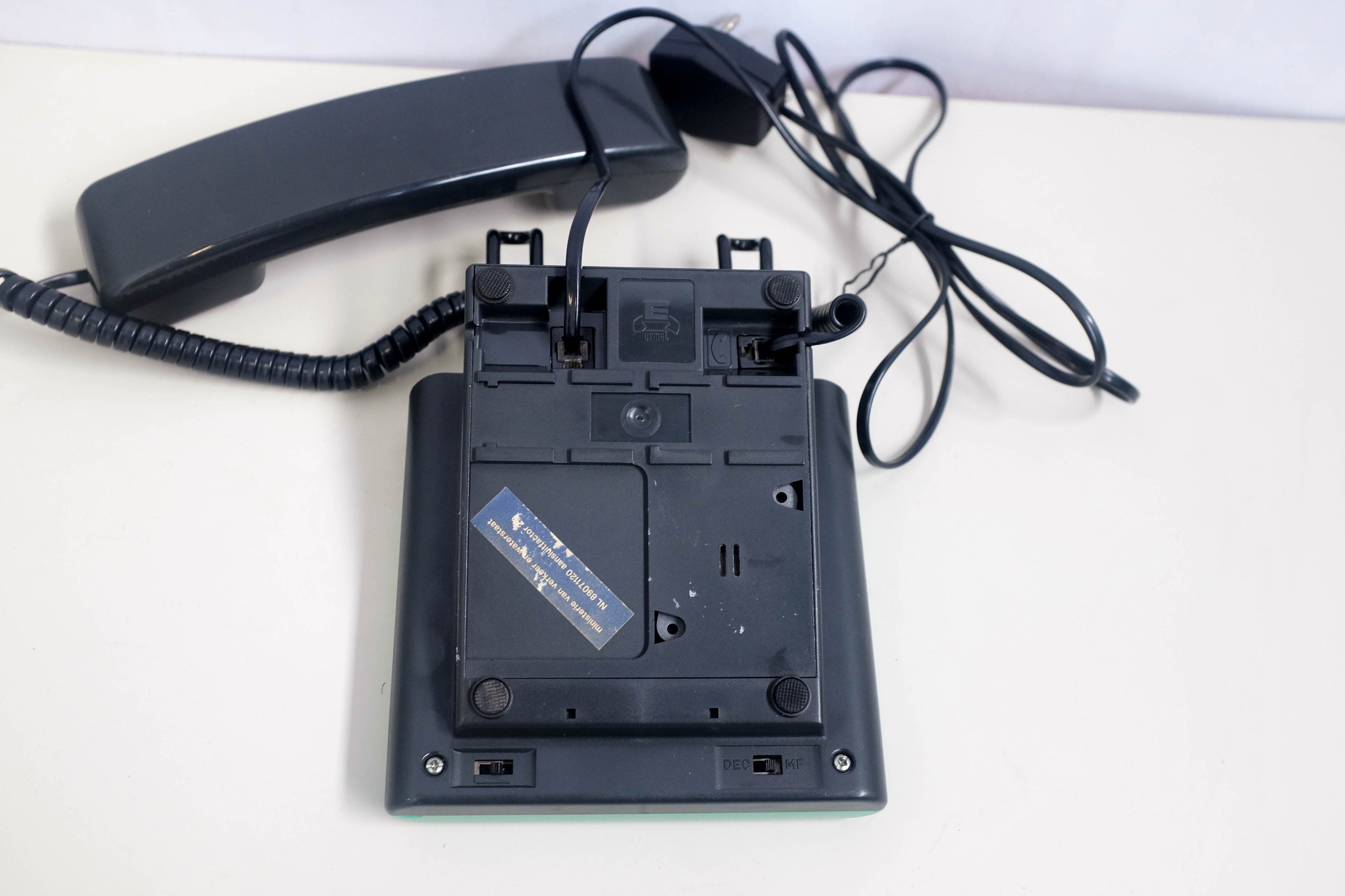 1990s Ptt Telecom Green and Black Italian Design Phone | Etsy