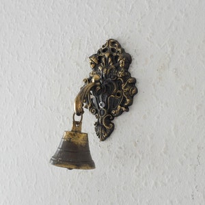Antique Brass Monastery Bell/door Bell With Angels - Etsy