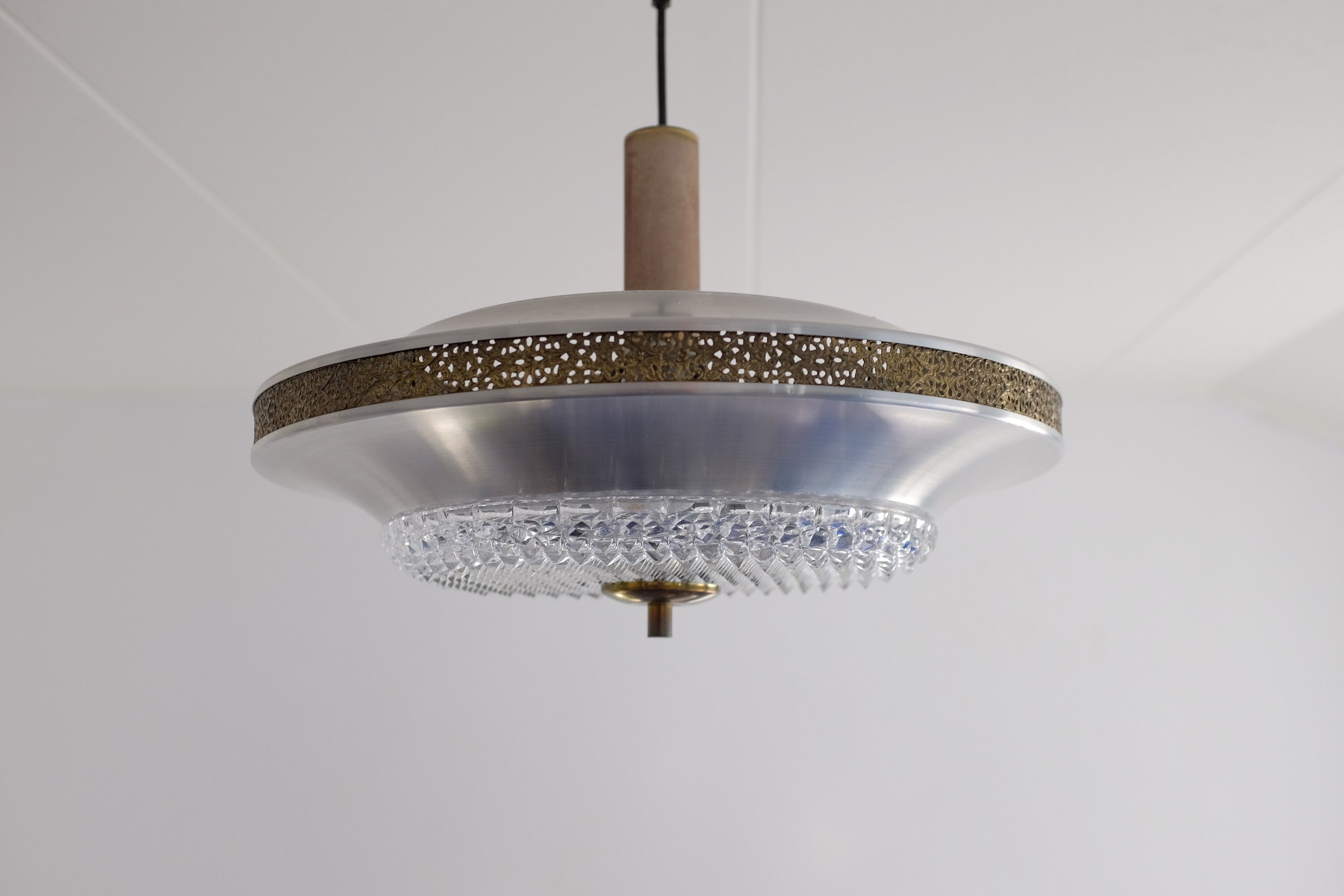 1960s Industrial Design Vintage Pendant Lamp, Space Age ,shape of an U ...