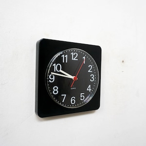 1980s Hema, Vintage German Clock With a Timer by Quartz in Plastic ...
