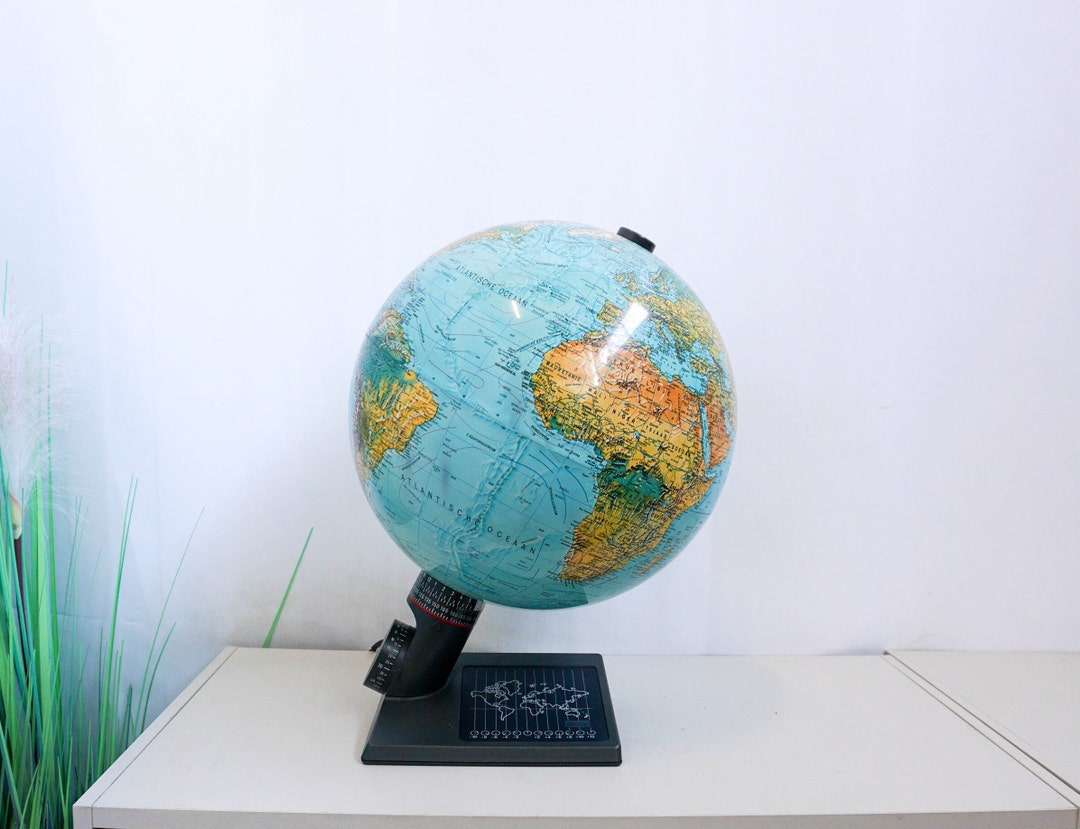 1980s Scan Globe, Dutch Vintage Globe, Made in Denmark, Light Inside - Etsy