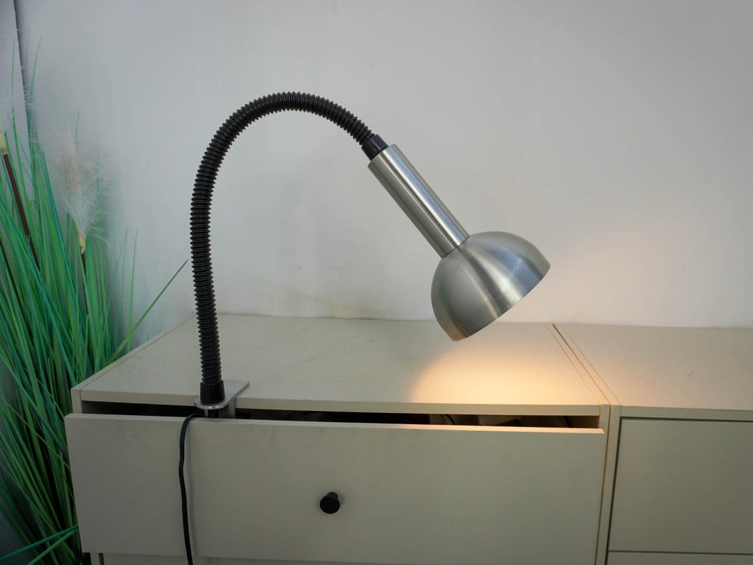 Large 1970s Hala Zeist, Wall Lamp, Clamp Lamp, Dutch Design, Mid ...