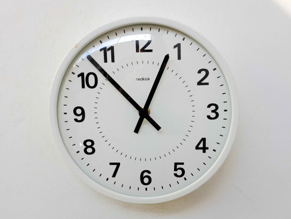 1980s Metal Glass Nedklok Vintage Dutch Clock With a Timer by - Etsy