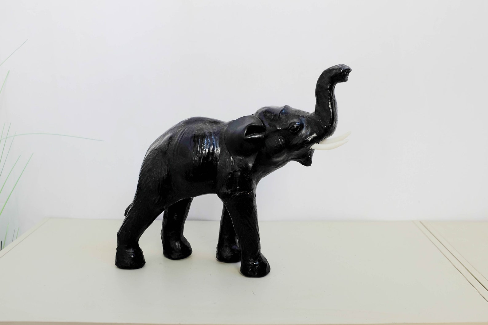 Dutch Elephant Sculpture, 1960s, Paper Mache and Leather - Etsy
