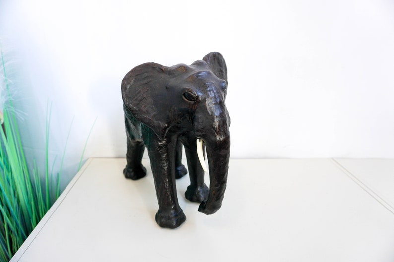 Dutch Elephant Sculpture, 1960s, Papier Maché and Leather - Etsy