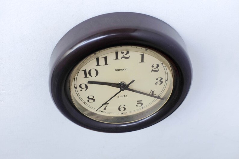 1980s Hanson Vintage German Clock With a Timer by Quartz in - Etsy
