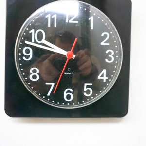 1980s Hema, Vintage German Clock With a Timer by Quartz in Plastic ...