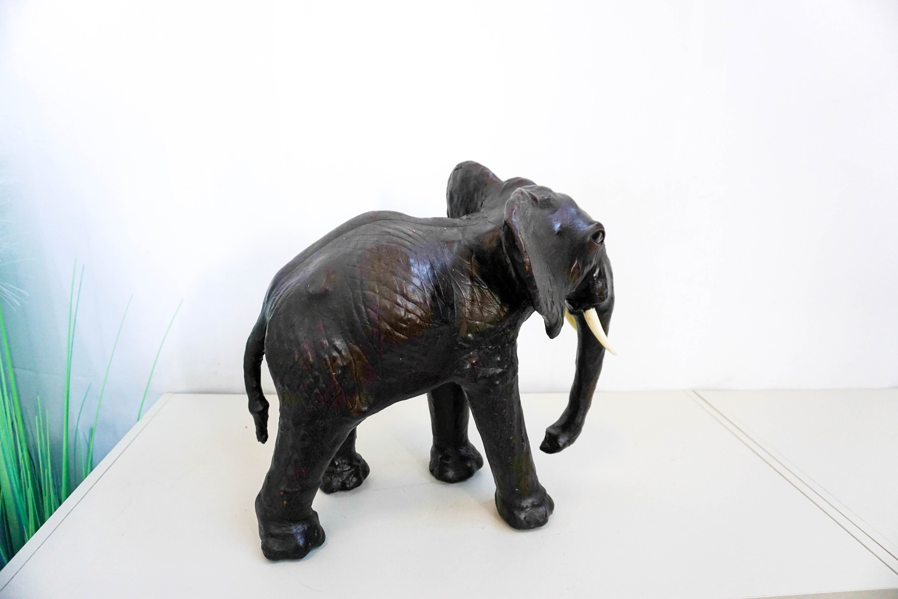 Dutch Elephant Sculpture, 1960s, Papier Maché and Leather - Etsy