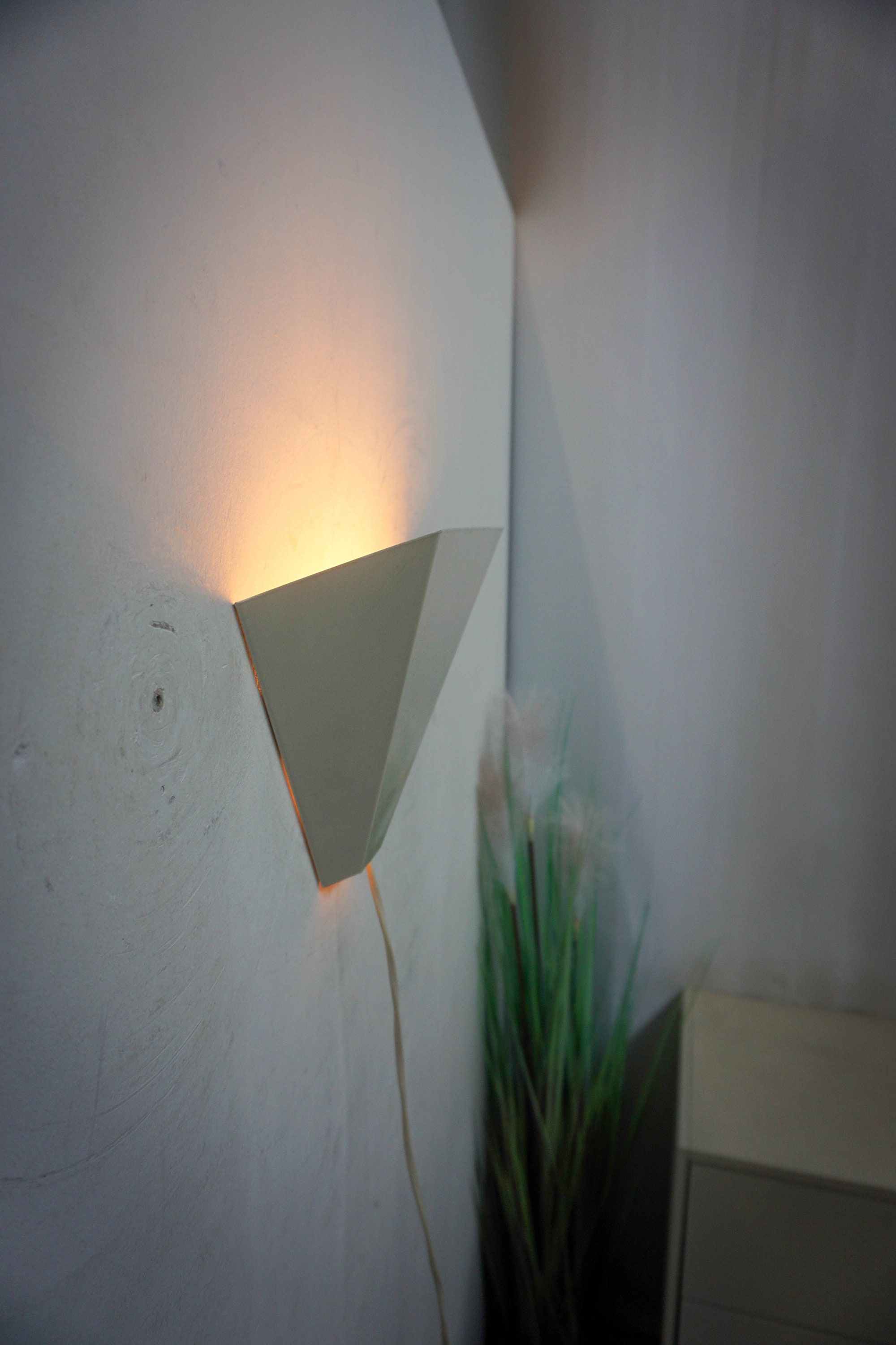 70s Minimalist Design, Made in Holland, Mid Century Modern, Wall Lamp ...