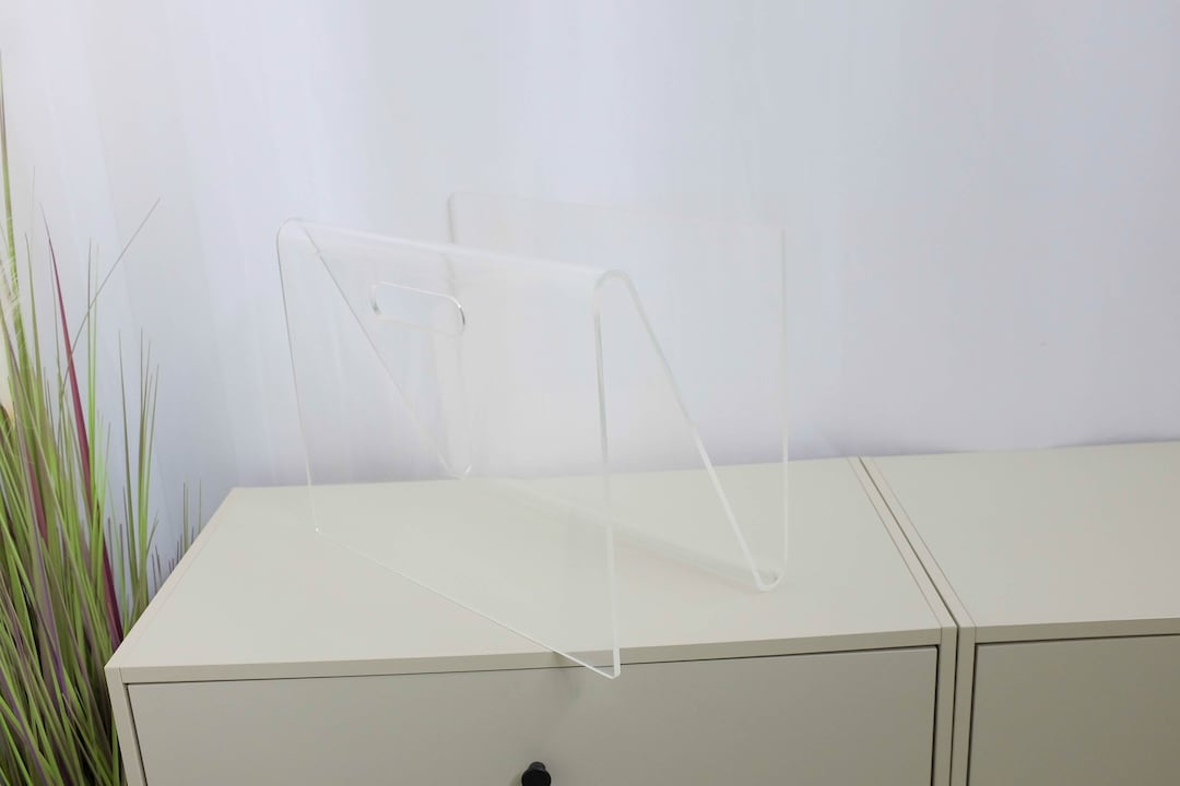 Transparent Plexiglass, Magazine Rack, Mid Century Modern, Magazine ...