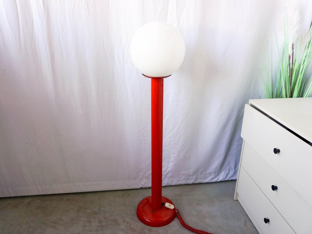 XL 70s Iconic Floor Lamp Woja Holland, Mid Century Modern Table Lamp ...