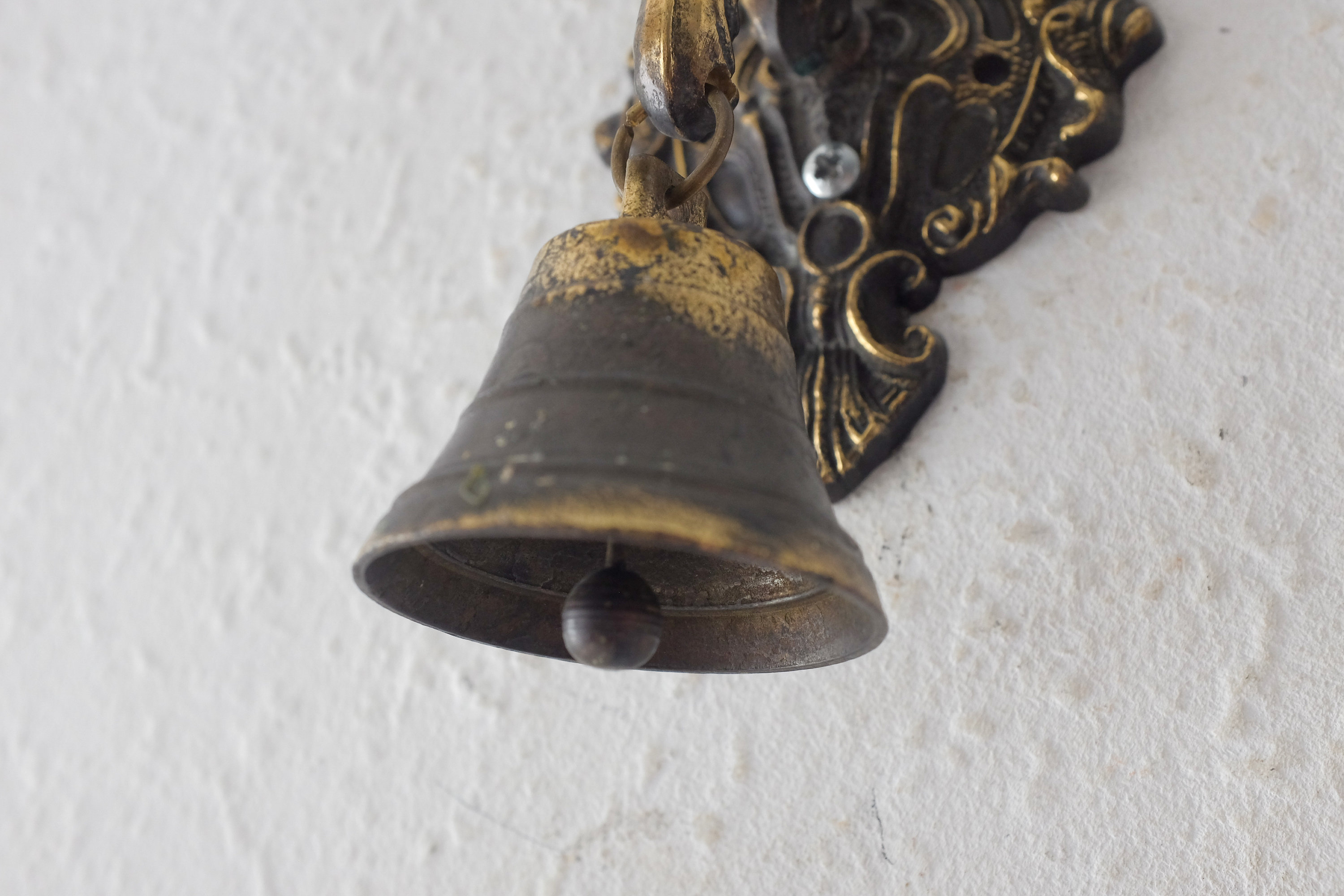 Antique Brass Monastery Bell/door Bell With Angels | Etsy