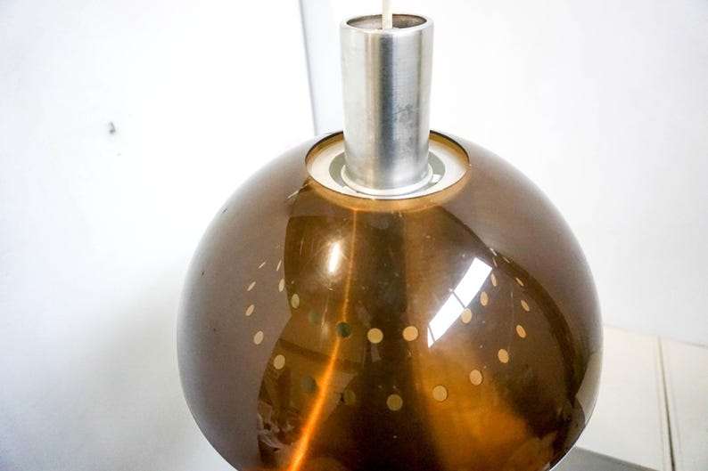 Dijkstra 1960s Space Age Design Vintage Pendant Lamp, Smokey Brown ...