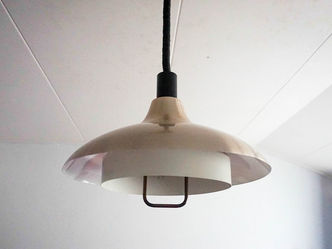 1970s Dijkstra Lamps Retro Vintage Pendant Lamp, the Netherlands, Space ...