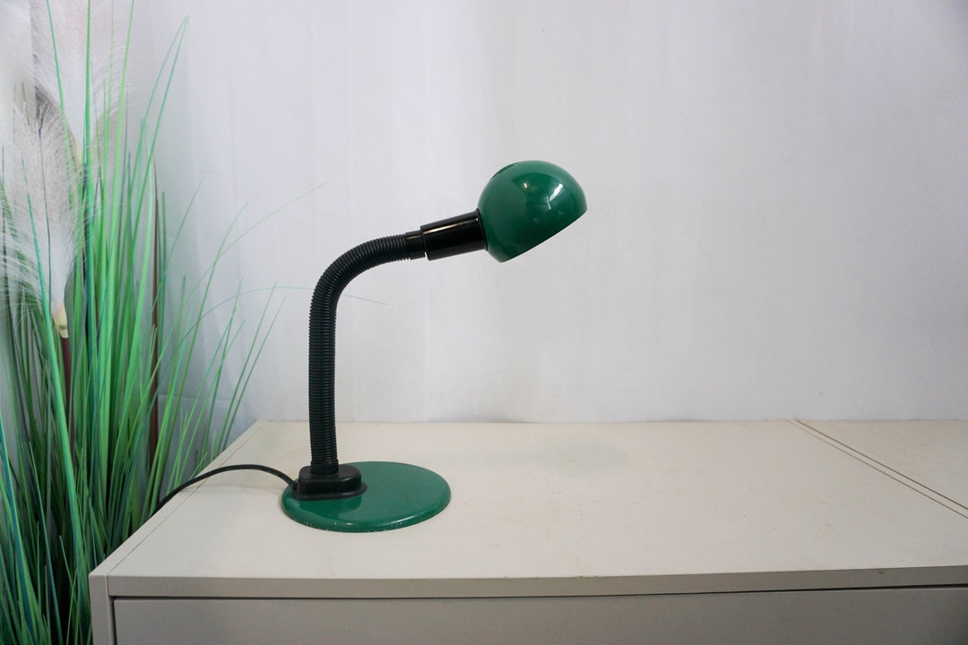 1980s Brilliant Leuchten, Vintage Desk Lamp, Dutch Design, Green, Black ...