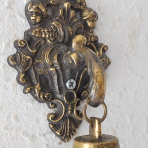 Antique Brass Monastery Bell/door Bell With Angels - Etsy