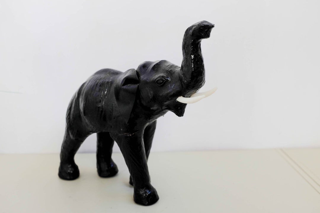 Dutch Elephant Sculpture, 1960s, Paper Mache and Leather - Etsy